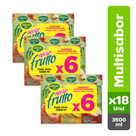 Néctar Frutto Pera Caja 1000 ml | Alpina